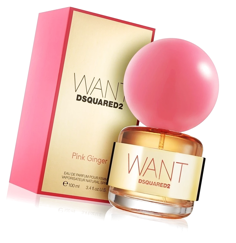 Want Pink Ginger Dsquared 2 - парфюмерная вода для женщин 100 мл / Вонт Пинк Гингер