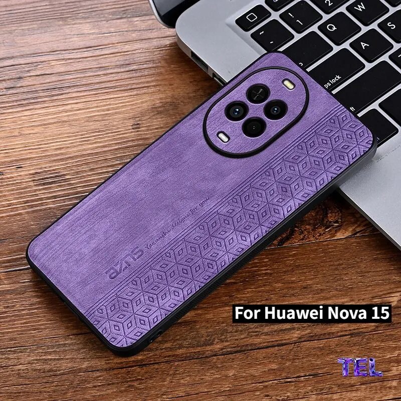 Роскошная кожа Чехол для Huawei Nova 15 (Хуавей Нова 15)