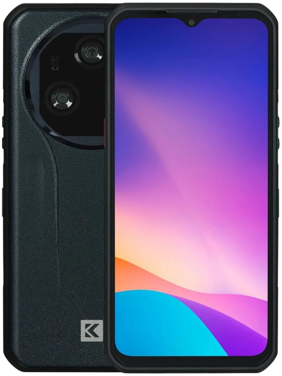 Смартфон KENSHI Armor I2w 6 ГБ / 256 ГБ Черный Ростест, камера 48+8+2 Мп, экран IPS 6.58", защита IP68 IP69K — фото 1