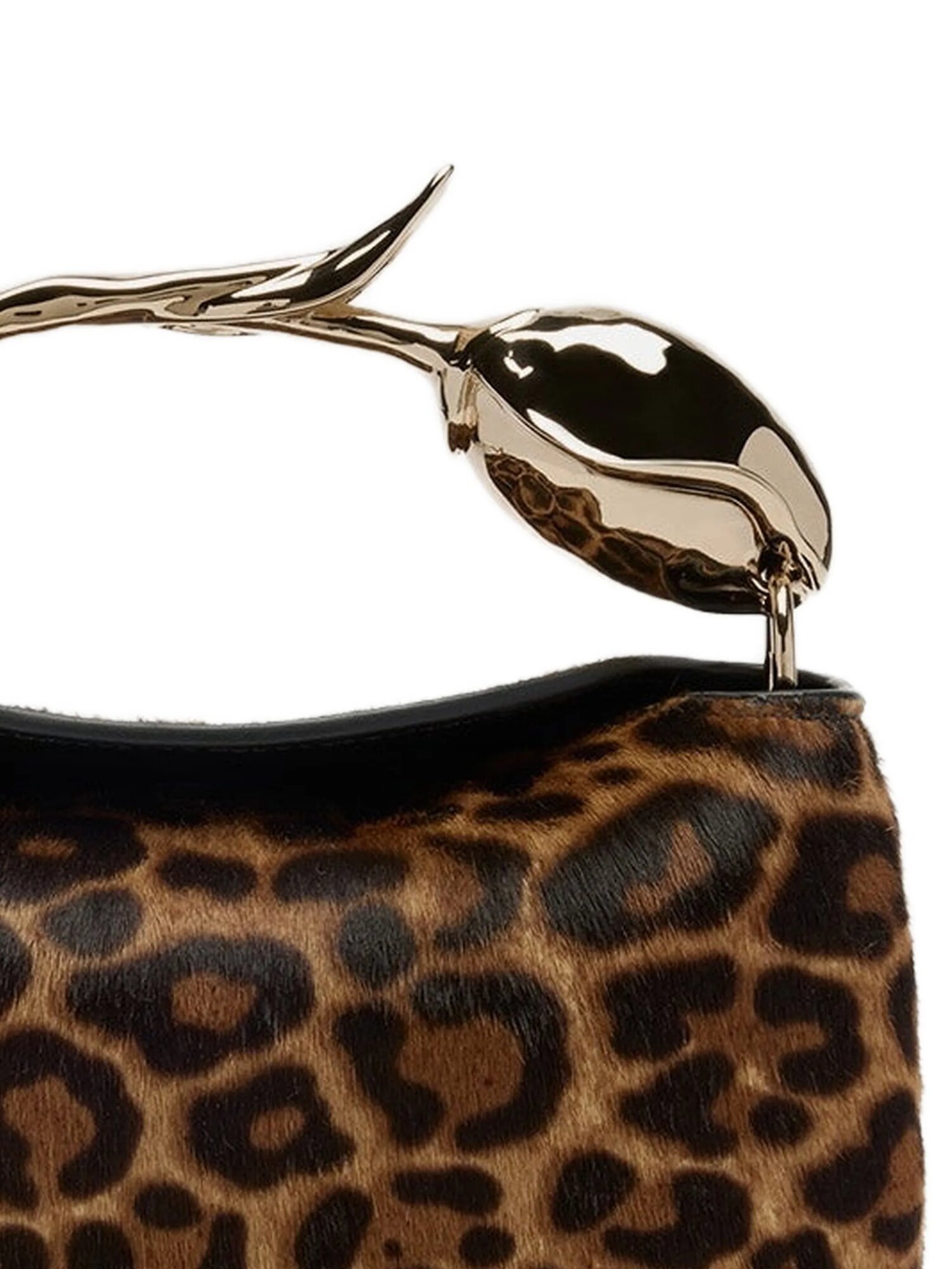 Сумка Erdem Mini Bloom leopard-print tote bag — фото 1