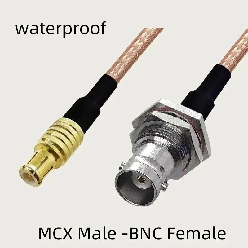 BNC гнездовой перегородки к MCX прямой угол RF кабель RG316 20CM, BNCF-MCXM