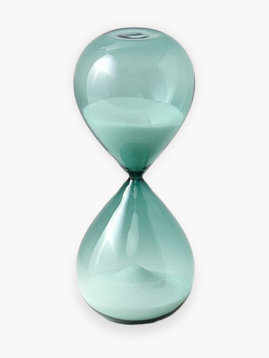 Часы песочные Timeless 30 минут настольные бирюзовые Bergenson Bjorn BB0000994