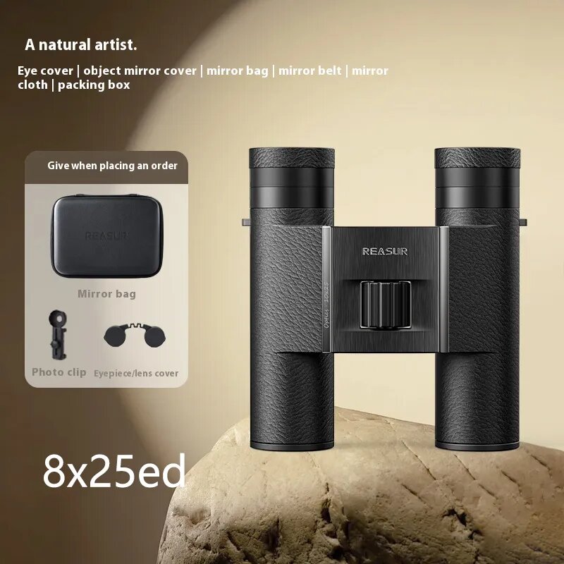 REASUR artist series 8x25 ED hei , Портативный маленький бинокль