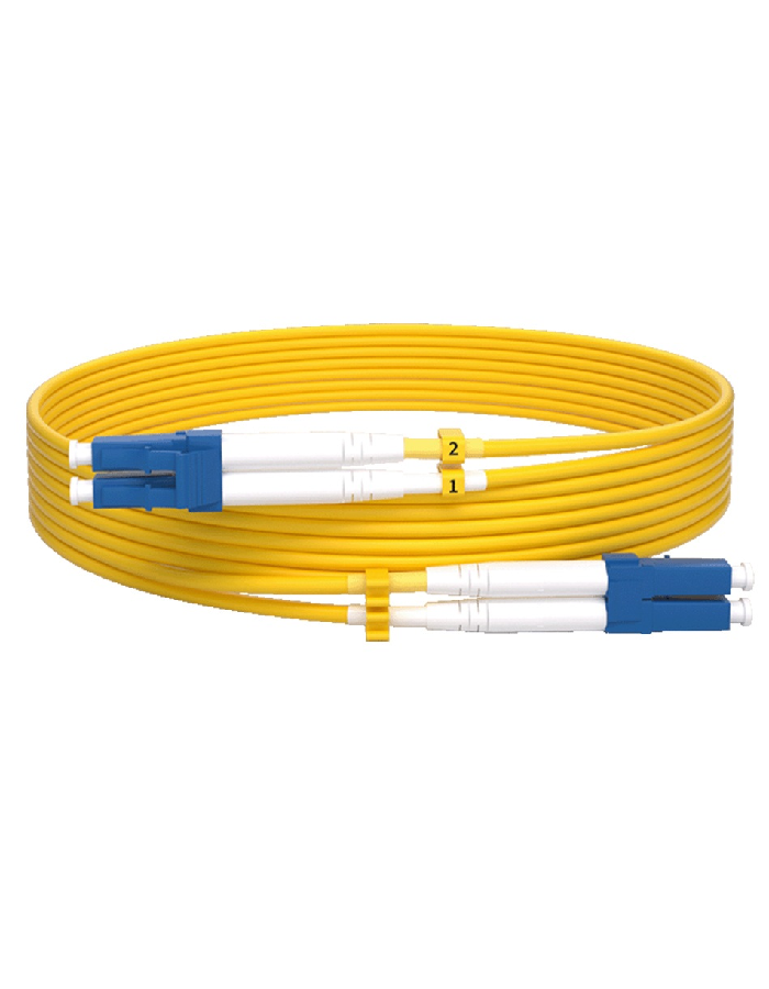 Патч-корд волоконно-оптический Filum FL-FOD-2.0-LC/U-LC/U-SM-15-LSZH-YL duplex, LC/UPC-LC/UPC, SM (OS2 9/125), LSZH, 15м