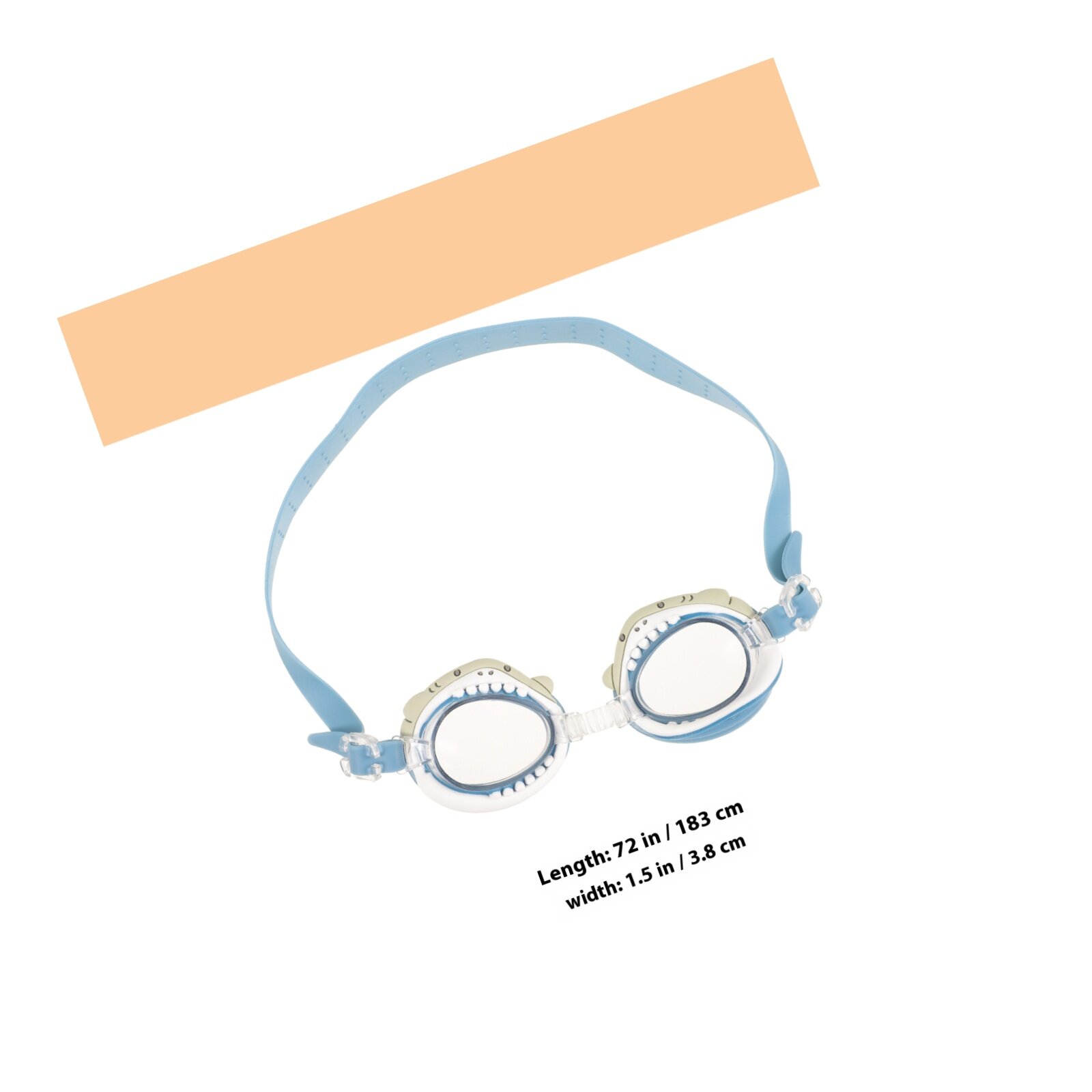 Плавательные Гoggles Для Детей Красочные Рисунки Комфортное Ношение 15x15cm