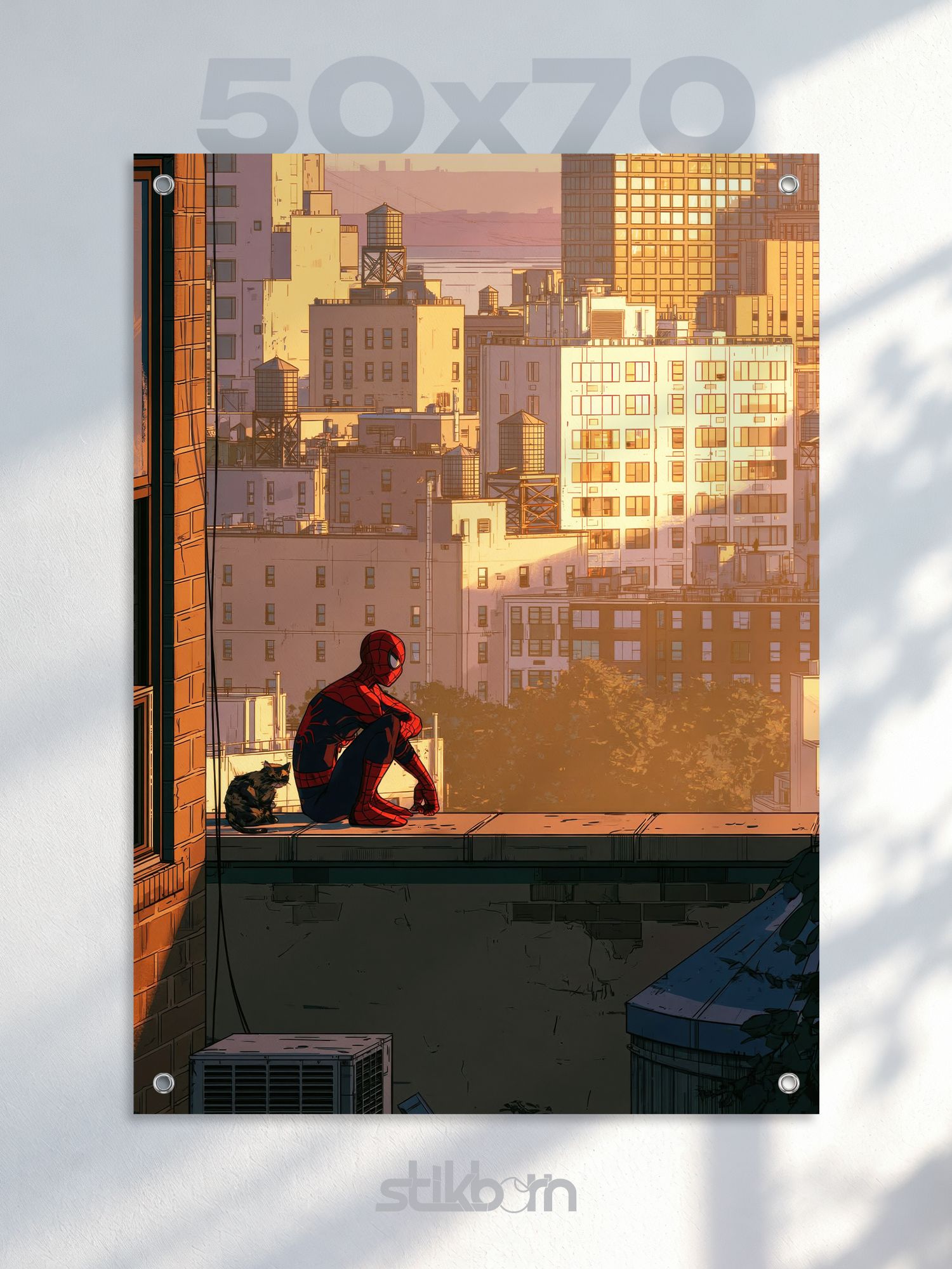 Постер на стену баннер Человек Паук, Spider Man