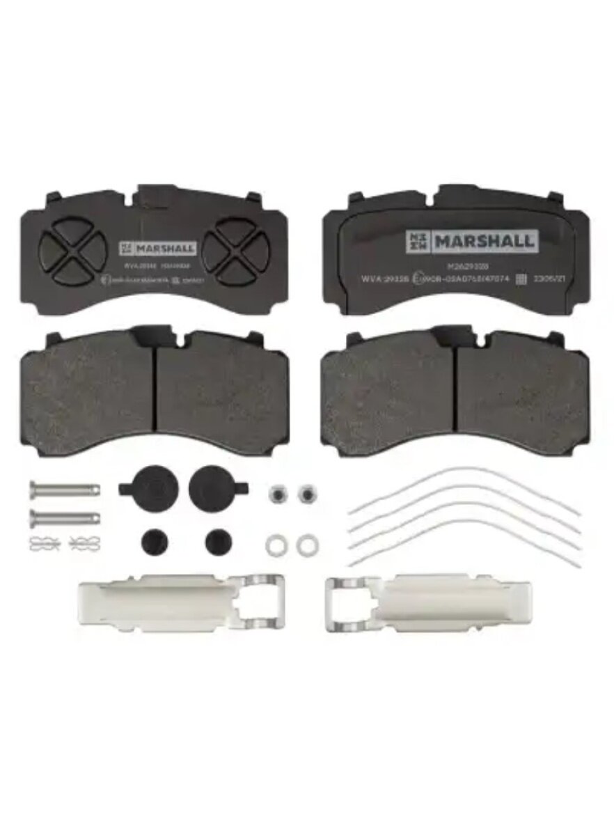 Колодки тормозные дисковые комплект Marshall Cars MARSHALL для WVA 29328, 29329, 29318, 29319, M2629328