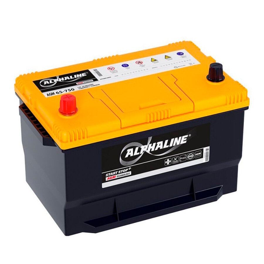 Аккумулятор автомобильный AlphaLINE AGM 65-750 12В 70Ач 750А