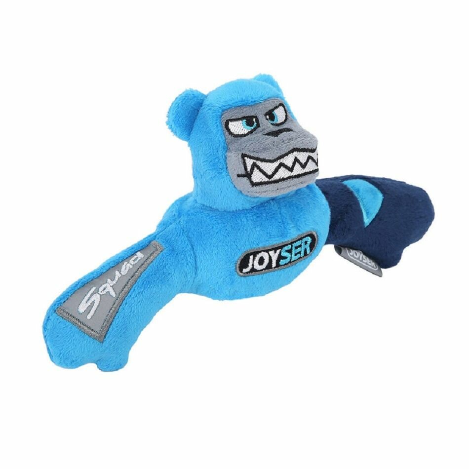 Игрушка для собак JOYSER Squad mini Медведь J-Bear с пищалкой S/M голубой, 19 см, 7007J
