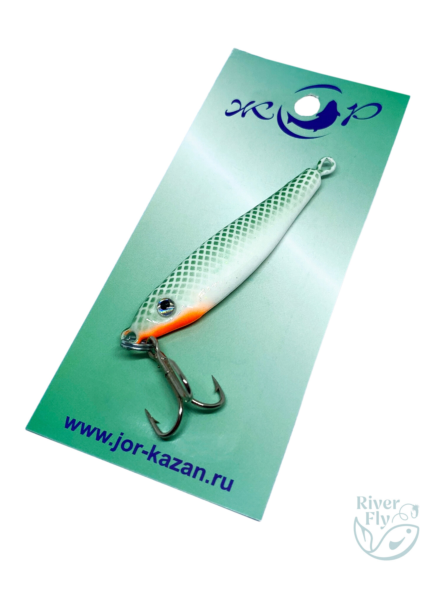 Блесна ЖОР Тюлька №6 (18 гр/65 мм), всесезонная двусторонняя блесна