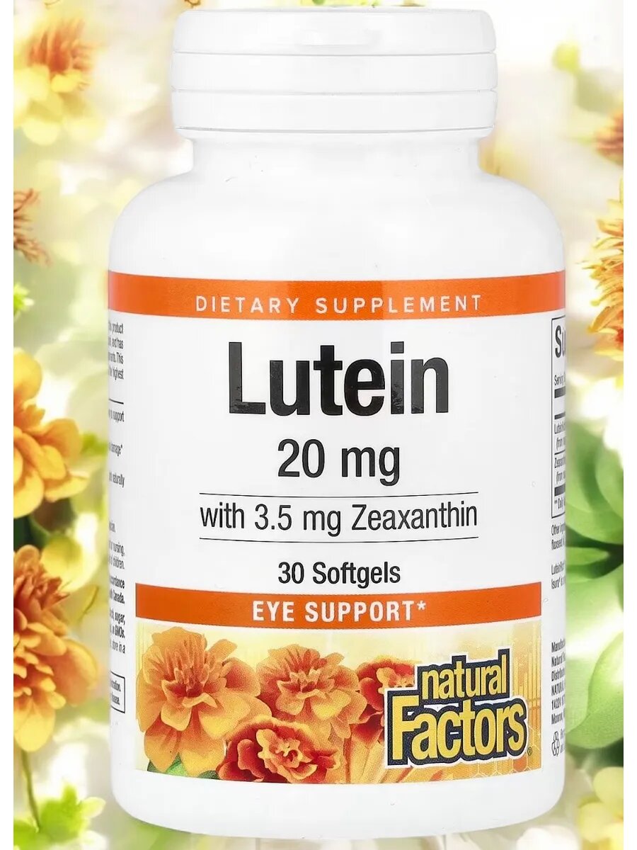 Lutein zeaxanthin eye support