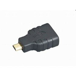 Gembird Переходник HDMI-microHDMI 19F/19M, золотые разъемы, пакет (A-HDMI-FD)