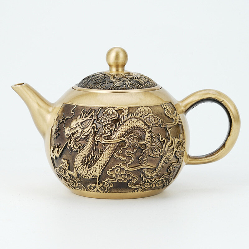 Чайный сервиз из латуни высокого качества | Заварочный чайник, 1 комплект
