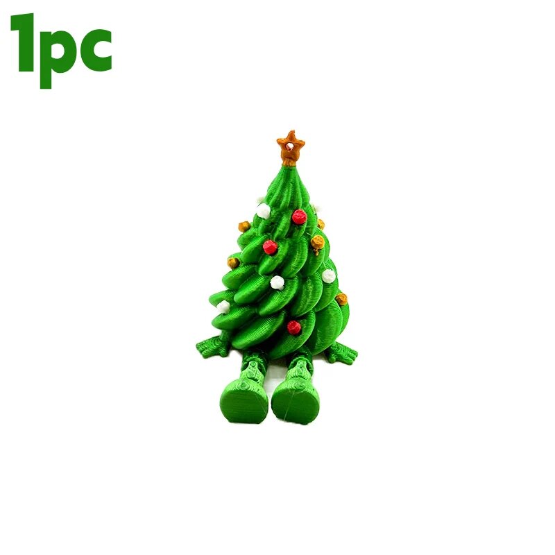 Красочные 3D елочные украшения из PLA 1-10 шт. 1 pc