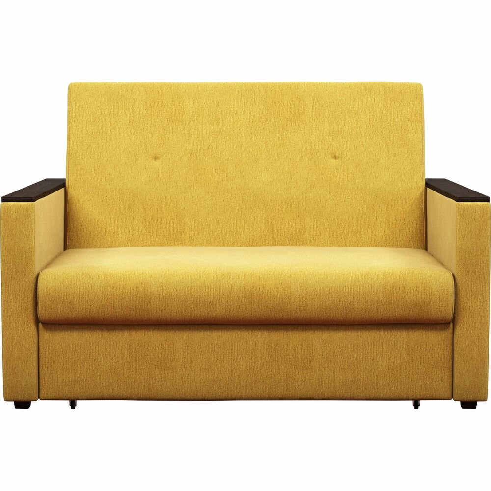 Диван аккордеон Наш Диван Атланта Акк 120 желтый