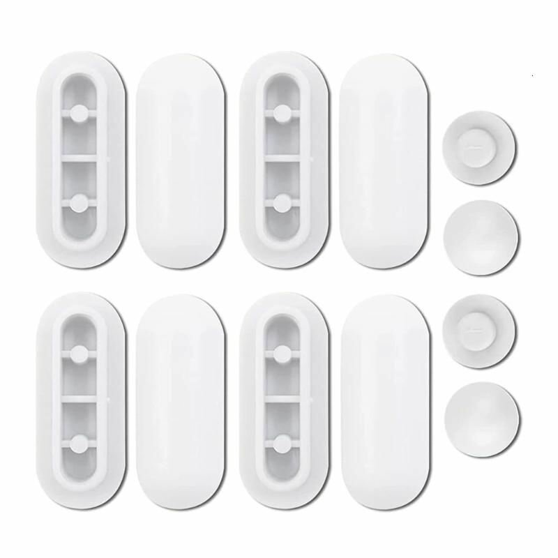 Амортизаторы для унитаза, 12 шт, Белый