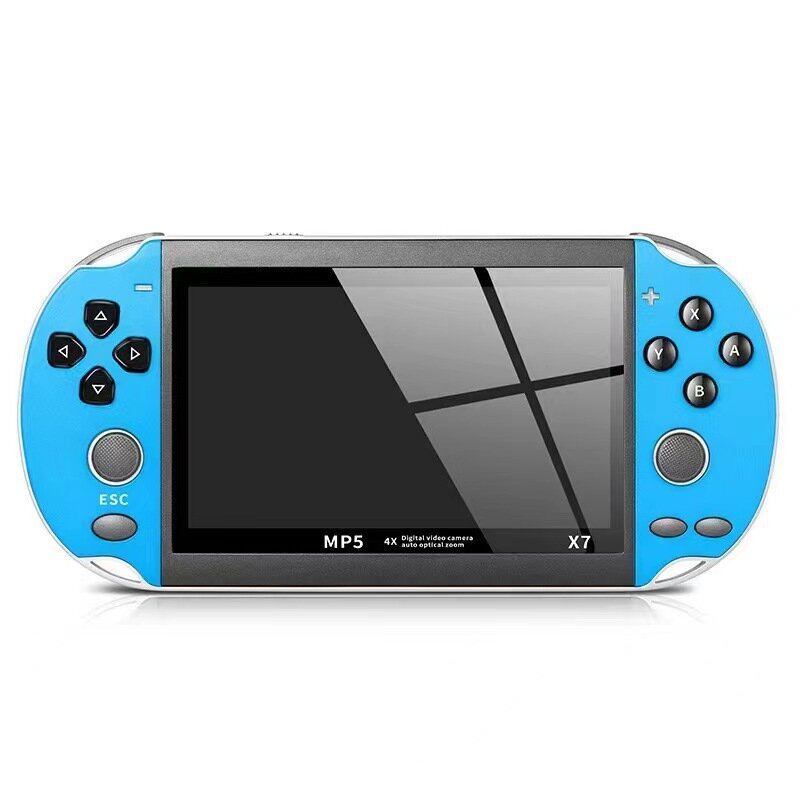 Игровая консоль PSP с двойным джойстиком, 5.1inch HD, большой экран, аркадная версия x7 Plus, портативная игровая консоль
