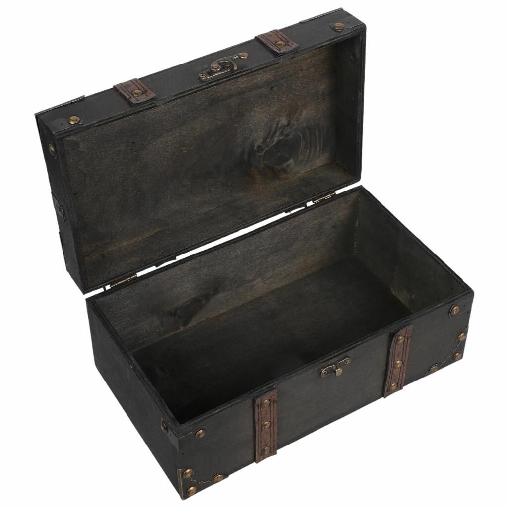 Деревянный сундук для дома, - Ретро-серый