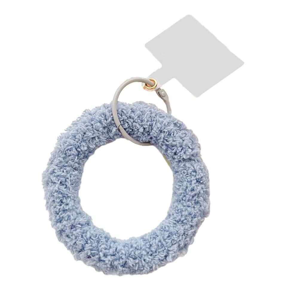 Стильный брелок-браслет для защиты телефона, Плюшевый чехол-подвеска-аксессуар