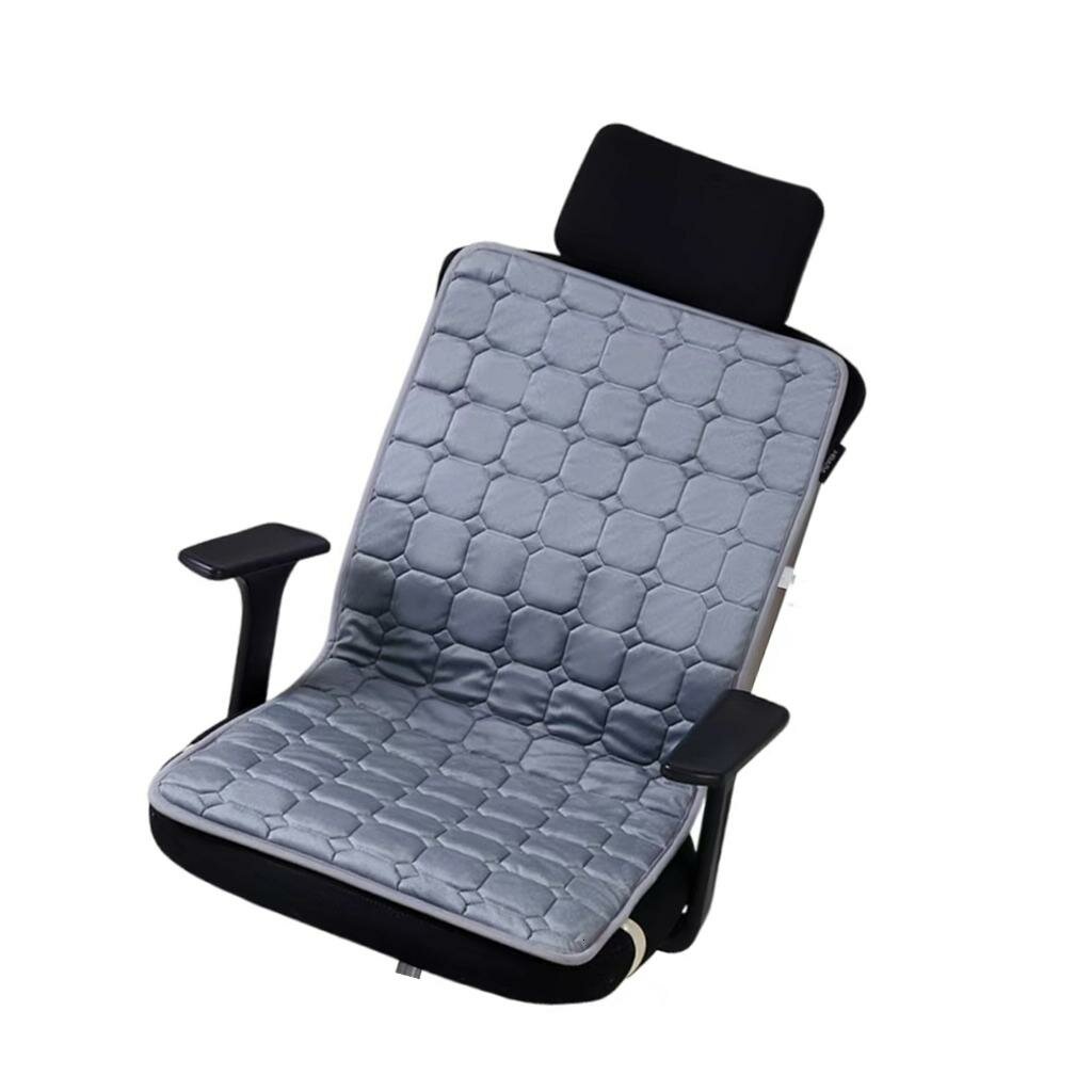 Зимний обогревающий чехол для кресла с подогревом спинки, 220 В, Серый