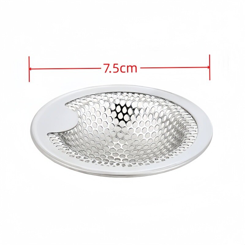 Сетка для фильтрации мусора в кухонной раковине, мойка для овощей, раковина из нержавеющей стали, напольный слив для ванной, предотвращение засоров волос