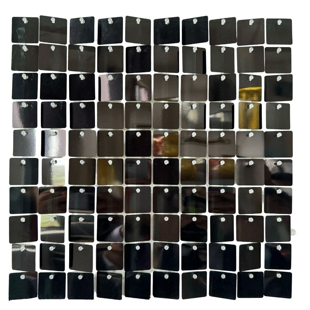 24 шт. блестящие ветроактивные панели для фона, Черный