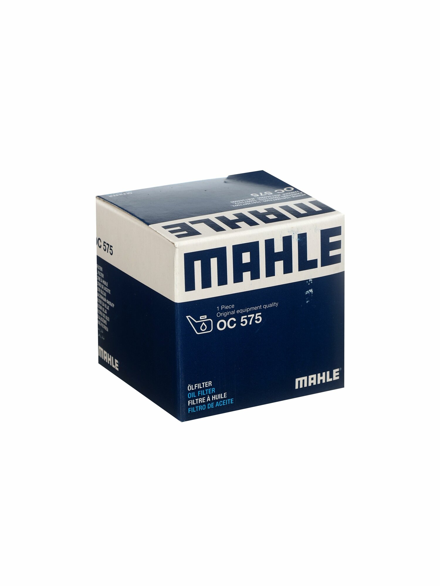 Фильтр масляный двигателя MAHLE (OC 575) — фото 1