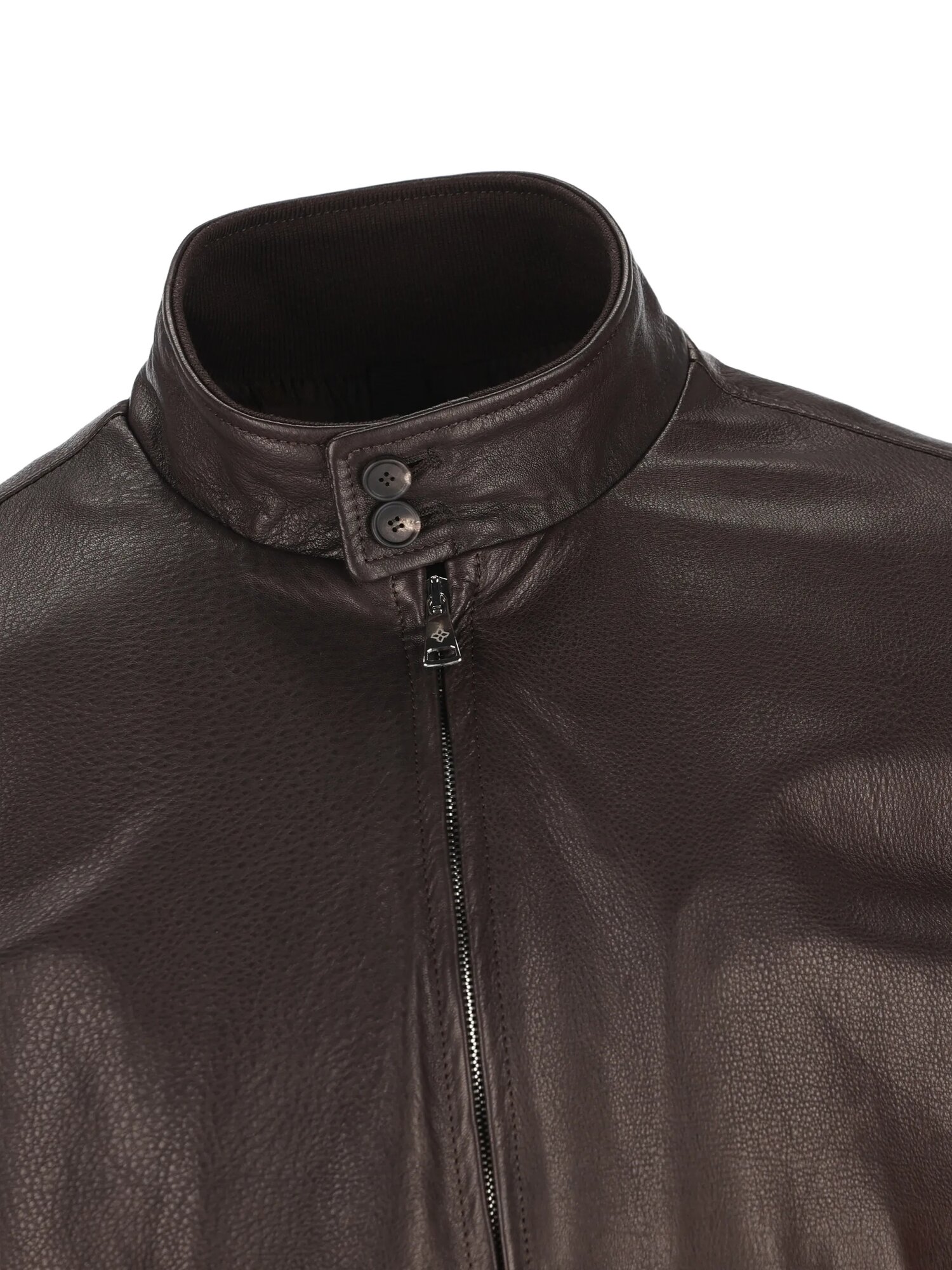 Куртка Tagliatore Leather jacket, размер 52, brown — фото 1