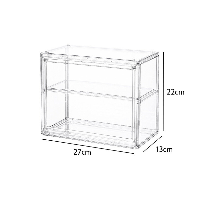 ⭐Акриловая коробка для хранения, прозрачная настенная коробка для косметики, коробка для слепых подарков, витрина для фигурок, шкаф для хранения игрушек⭐