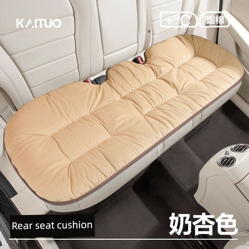 Зимняя теплая подушка-накидка на автомобильное сиденье, мультяшный женский стиль, комплект из трех предметов, для