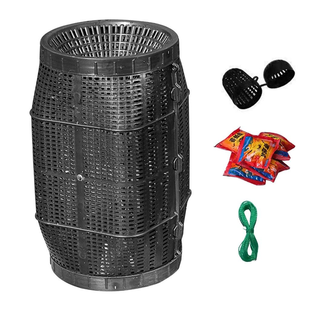 Клетка для рыбы, Большая Донная ловушка нового стиля, Рыболовная корзина для приманок тяжелого типа