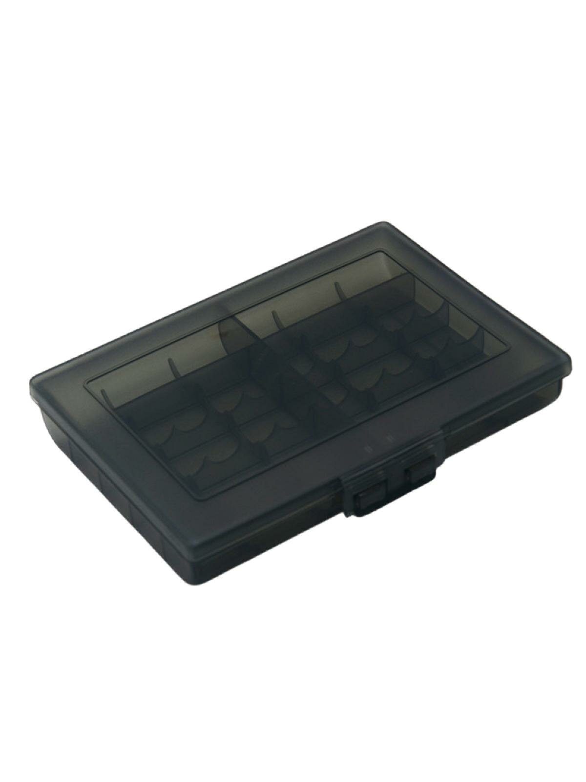 Пластиковый кейс-держатель с 10 ячейками типа АА Контейнер-органайзер для хранения батареек