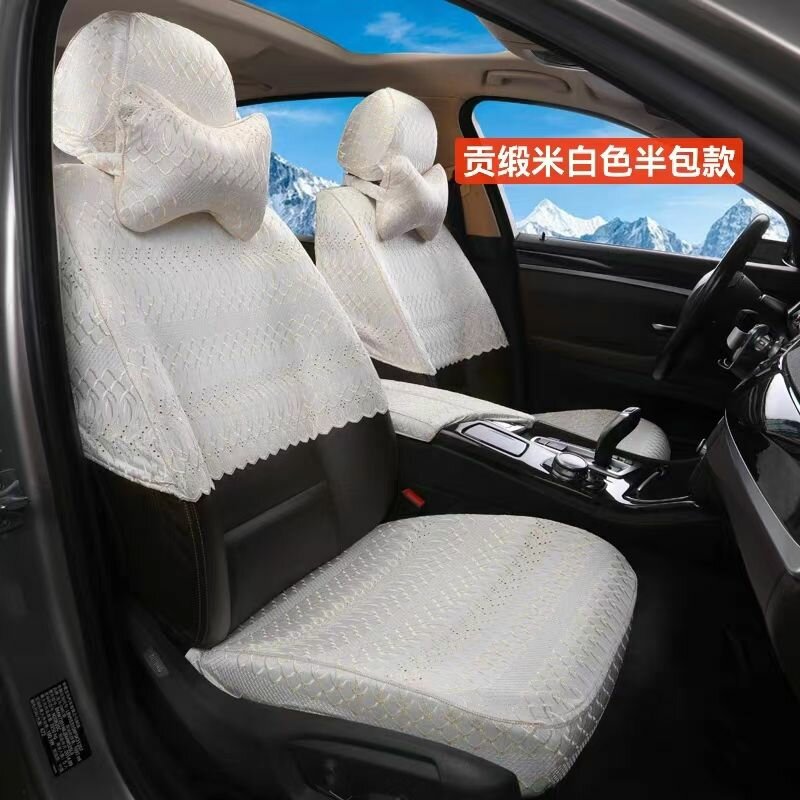 Всесезонные кружевные чехлы для сидений Passat, вышивка для автомобиля (доставка 7-9 дней)