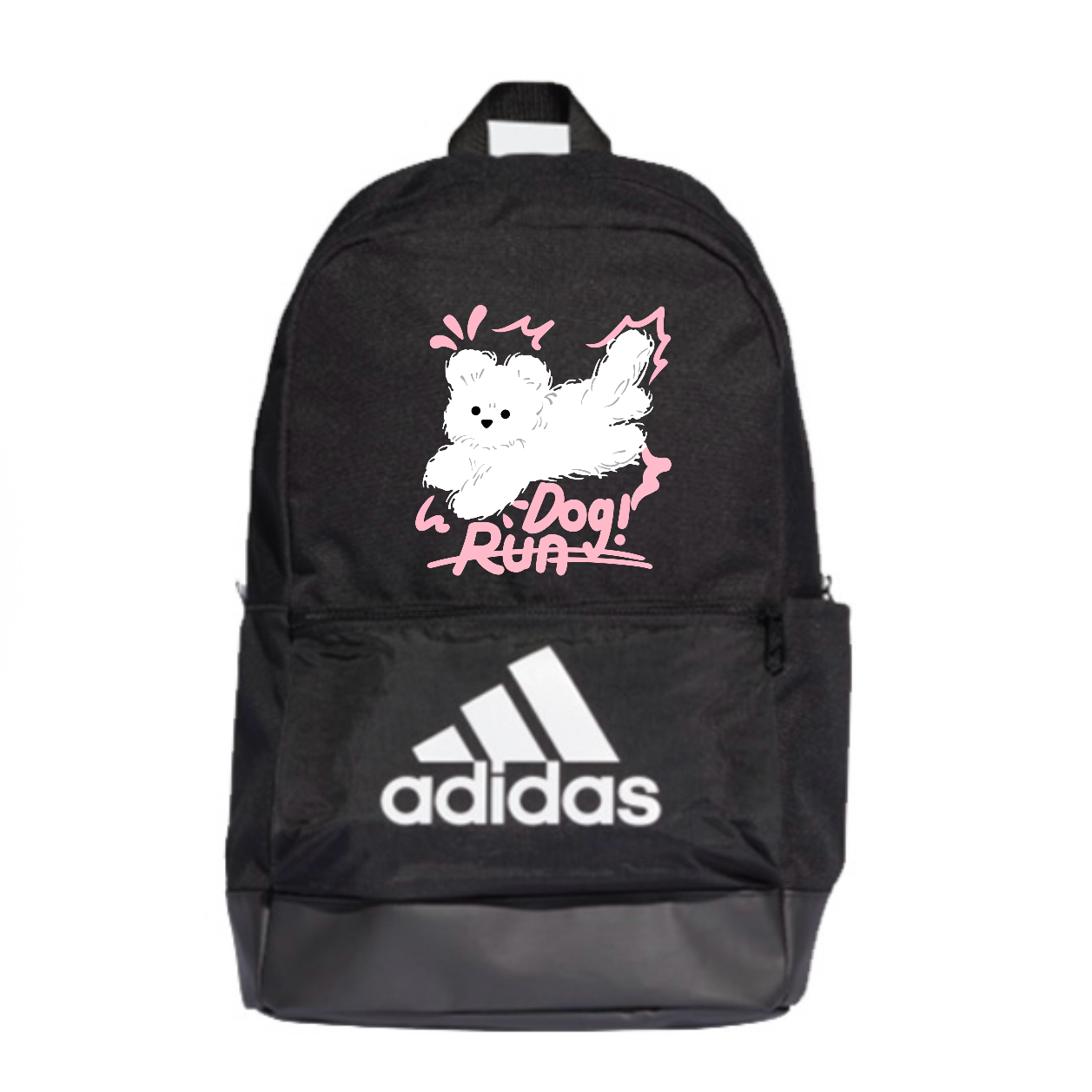 Рюкзак унисекс Adidas Polyester Regular, черный, 1373538433