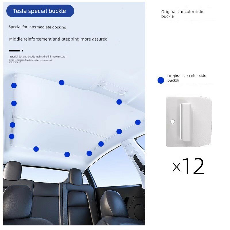 Автомобильный люк на крыше, специальная пряжка Tesla Model Y/3, навес, навес, навес, навес, аксессуары для крепления и