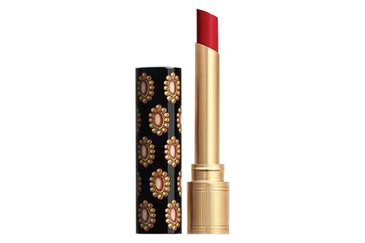 Помада женская GUCCI Qing Color Glaze Light Gem Lips Butter увлажняющая, brown, оттенок #508 Diana Amber
