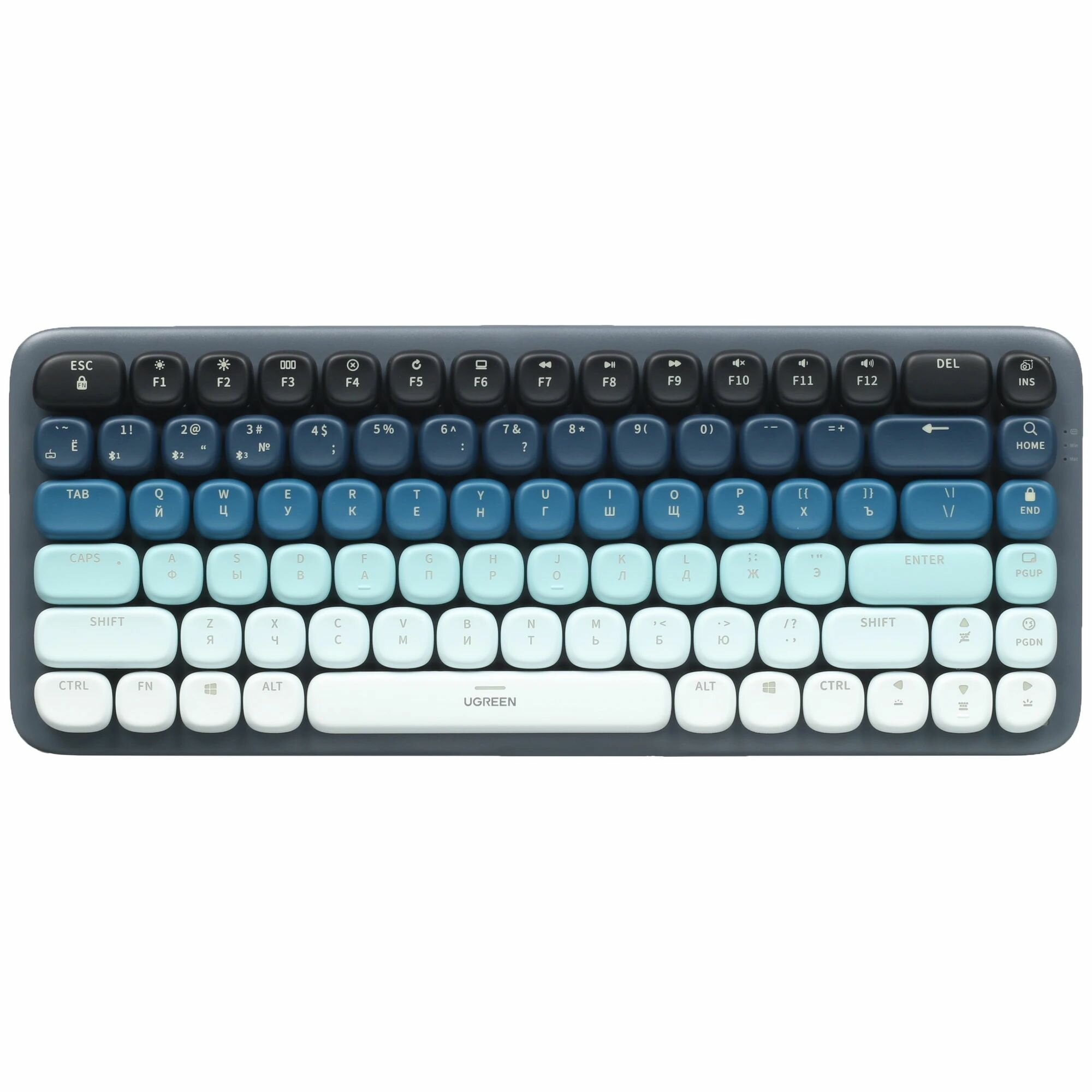 Клавиатура проводная + беспроводная UGREEN FUN+ KU101