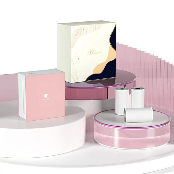 Горячая распродажа Phomemo T02 Мини-принтер для исправления ошибок, термальный, без чернил, Bluetooth, портативный домашний принтер