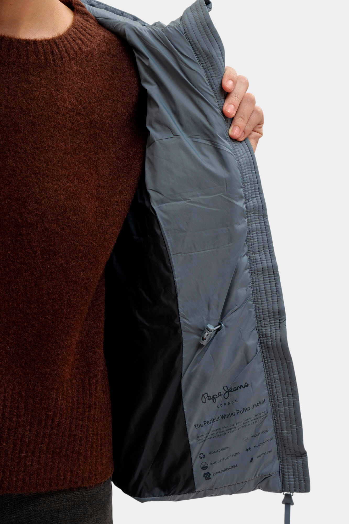 Куртка Pepe Jeans, размер M, синий — фото 1
