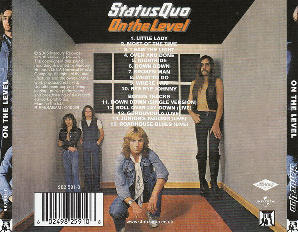 Компакт-диск Status Quo - On The Level (1 CD) — фото 1