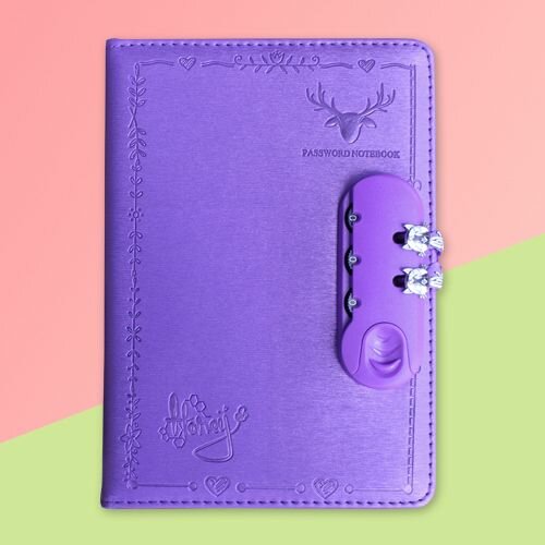Запираемый дневник для учеников начальной школы, милый блокнот с паролем для девочек, блокнот с паролем интернет-знаменитости, подарок на день рождения, памятный