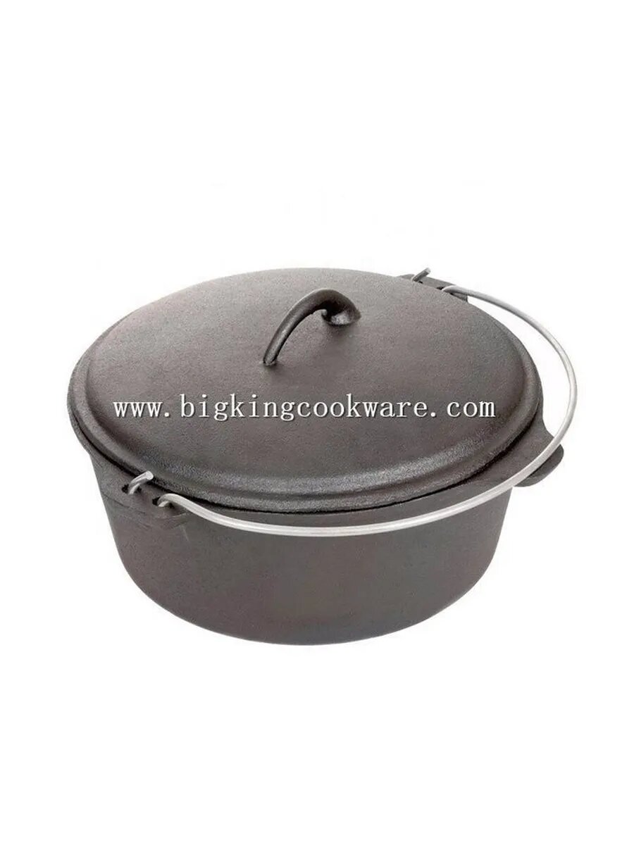 Чугунный казан (30 см, без покрытия, для супов)