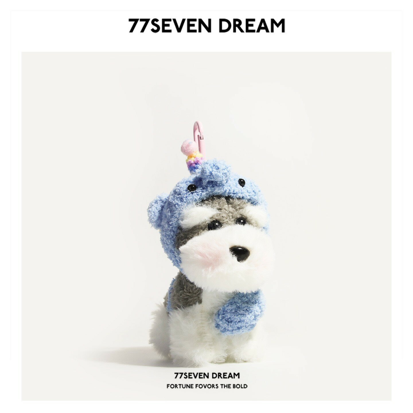 Милый оригинальный плюшевый щенок шнауцера, кукла, сумка, подвеска, ключница, аксессуар, лучший подарок для друга, парный подарок