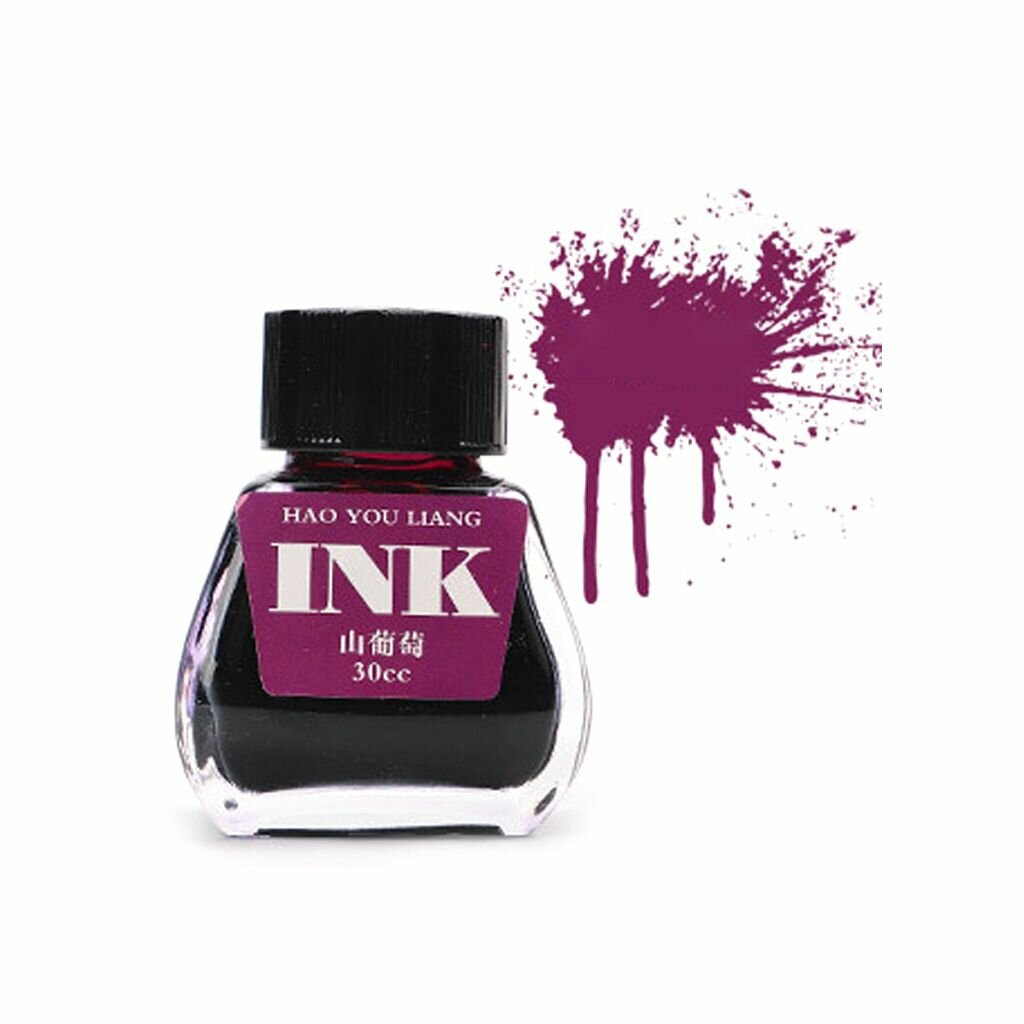 1 бутылка 30 мл неуглеродистых цветных чернил для пера-Mountain grape