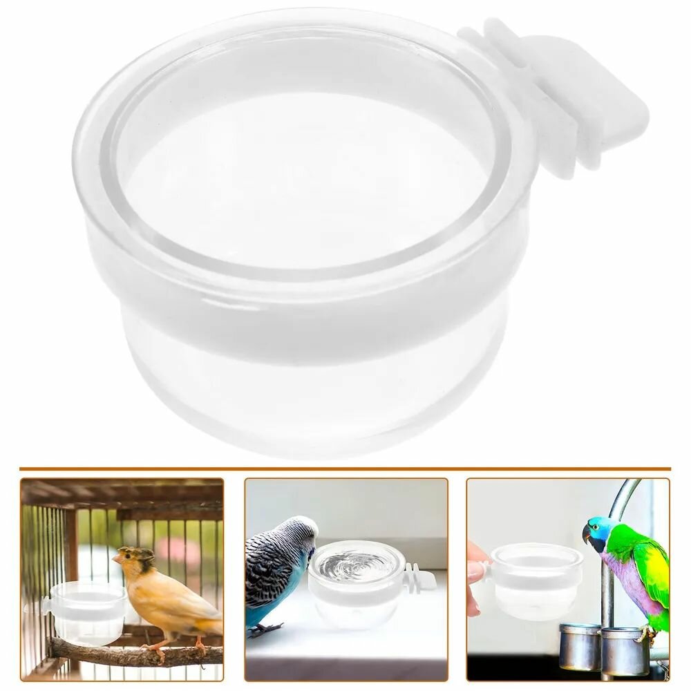 Кормушка для птиц, Круглая, Из ПВХ, Для ежедневного кормления, 1 Набор