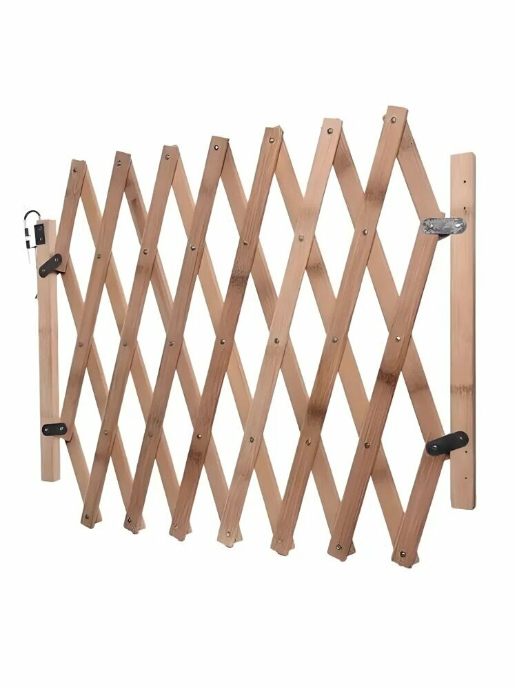 LAMIRO Деревянные ворота для собак, складная решетка для дверей, защита, перегородка для сада и балкона