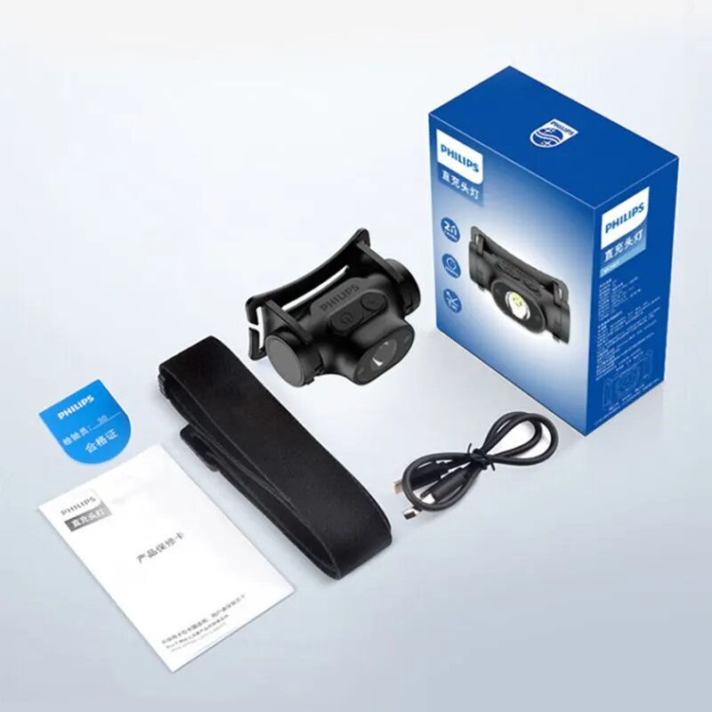 Philips Фонарь ручной SFL1851/93, светодиодный, черный, с USB-зарядкой