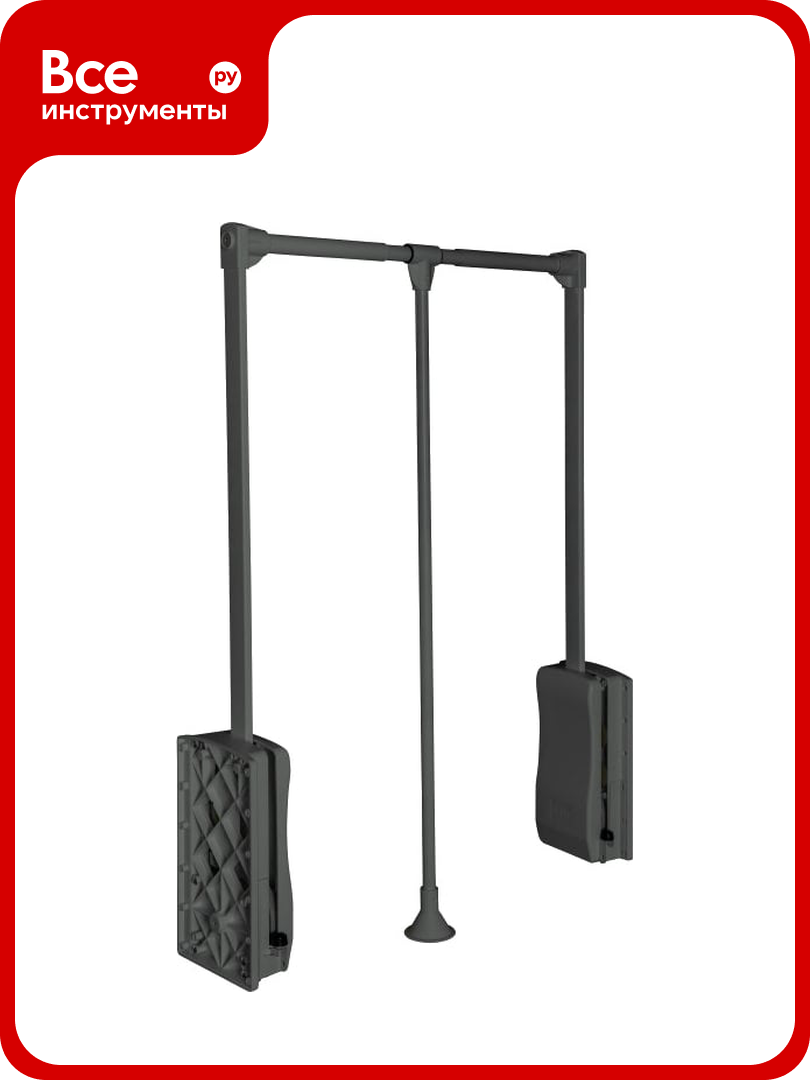 Пантограф GTV 83/115 стальной, графит, в модуль 875-1200 мм PG-ST83115-60