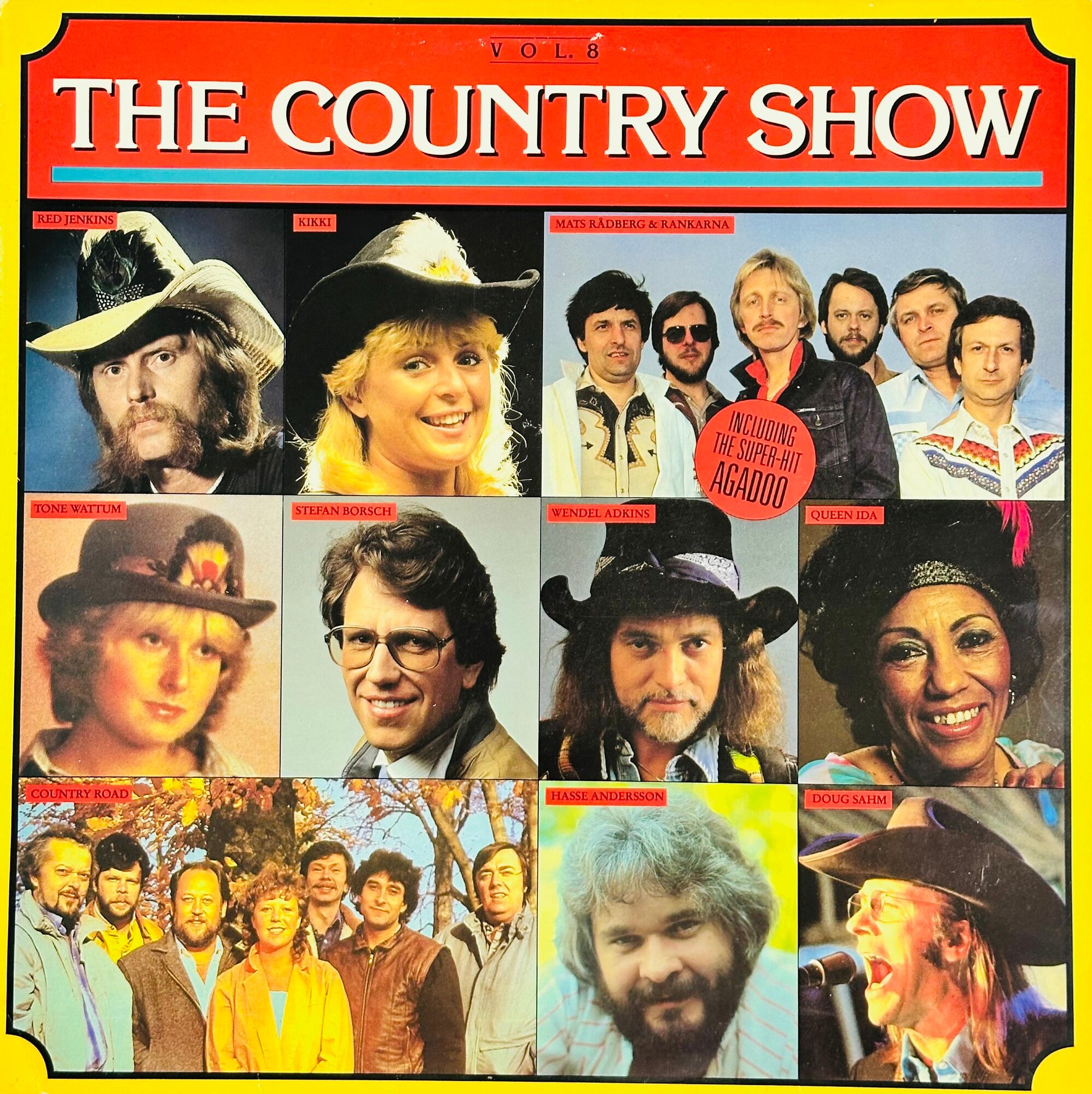The Country Show Vol. 8, винил LP12" 1984 Sweden