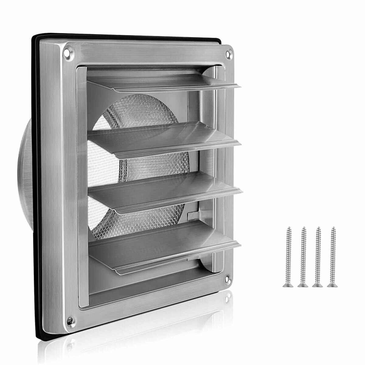 Вентиляционная решетка 150 мм из нержавеющей стали, крышка воздухозаборников